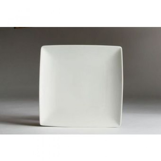 Porcelain square plate 12"x12" (30x30cm) - Set of 6 - Yong - AZ boutique