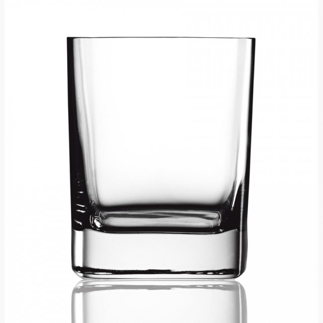 Square old fashioned whisky glass 8oz / 24cl - Strauss - Luigi Bormioli