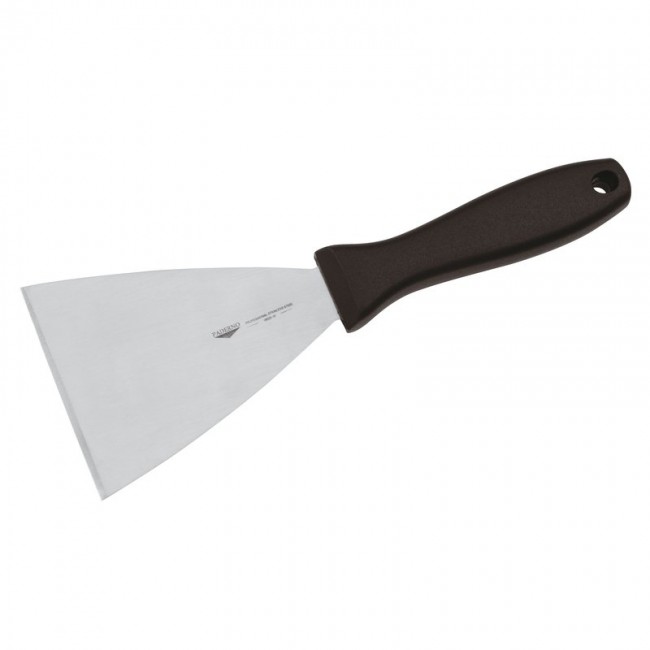 Stainless steel/polypropylene triangular spatula 5"x4"/12x10cm - Paderno
