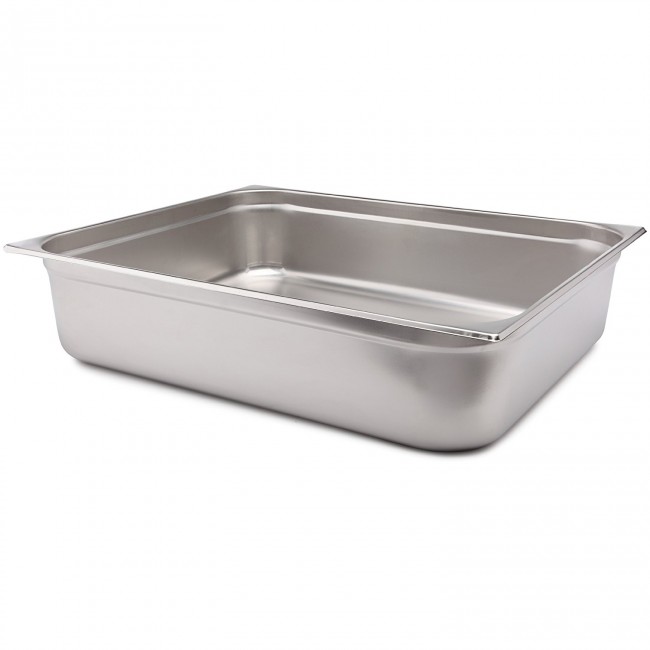 Stainless steel gastronorm container GN 2/1 53x 65 x 15 cm 20.8" x 25.5 ...