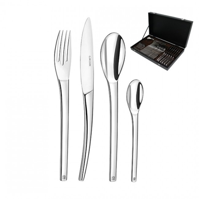 50-piece cutlery set - 4mm thick 18/10 inox - Mirror finishing ...