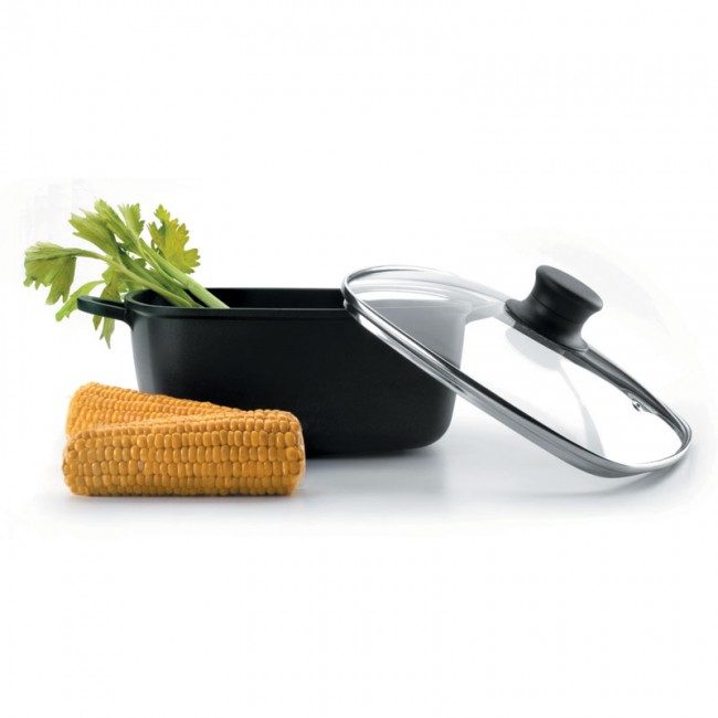 Round induction stew pot with glass lid - Ø 24 cm - Fonte Forte - Lacor