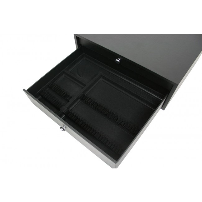Black wooden case for 72 or 75 piece cutlery set